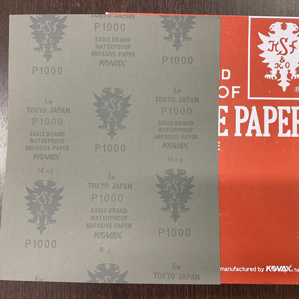 Eagle Brand Waterproof Sandpaper Japan 1000 Grit for DIY Resin Art ...