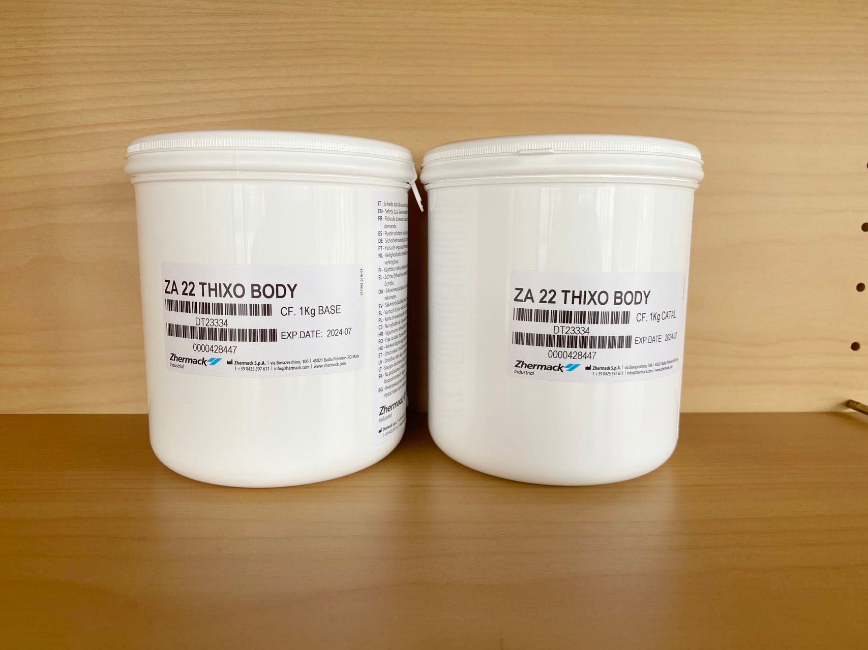 ZHERMACK ZA 22 Thixo Body 1+1kg Made In Italy Skin & Body Safe Mouldin