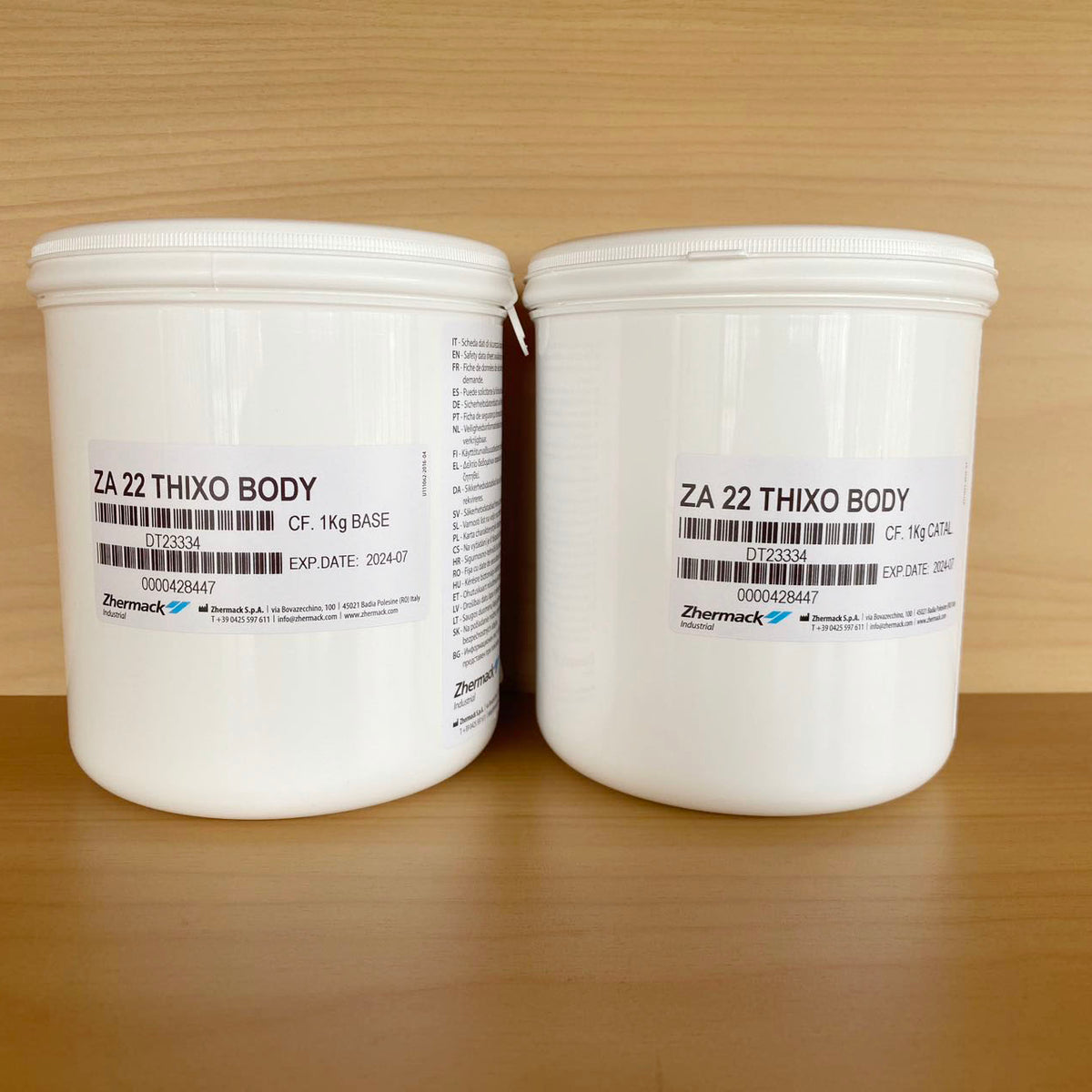 ZHERMACK ZA 22 Thixo Body 1+1kg Made In Italy Skin & Body Safe Mouldin ...