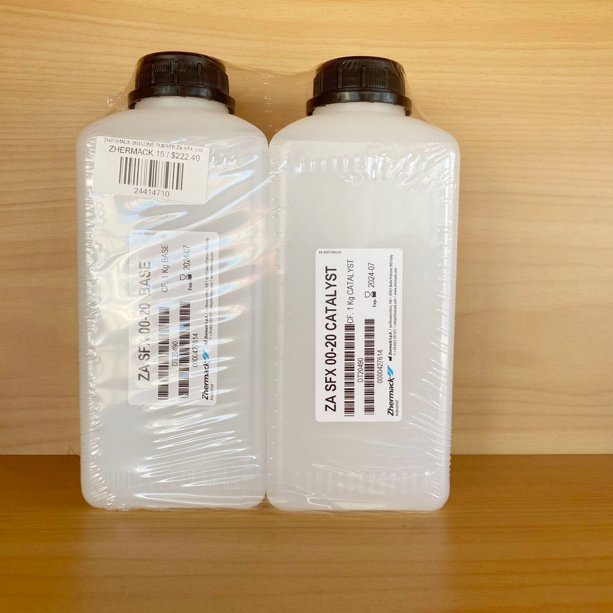 ZHERMACK SILICONE RUBBER ZA SFX 0020 1+1kg Made In Italy Ideal Silicon ...