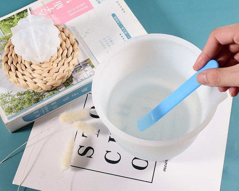 Silicone Measuring Cups for Resin Non-stick Mixing Cups, Precise Scale ...