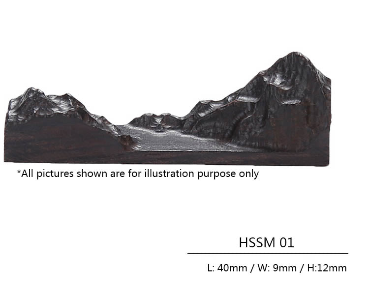 Fake Mountain Resin Epoxy Craft Wood Natural Snow Mountain Dried Flowe ...